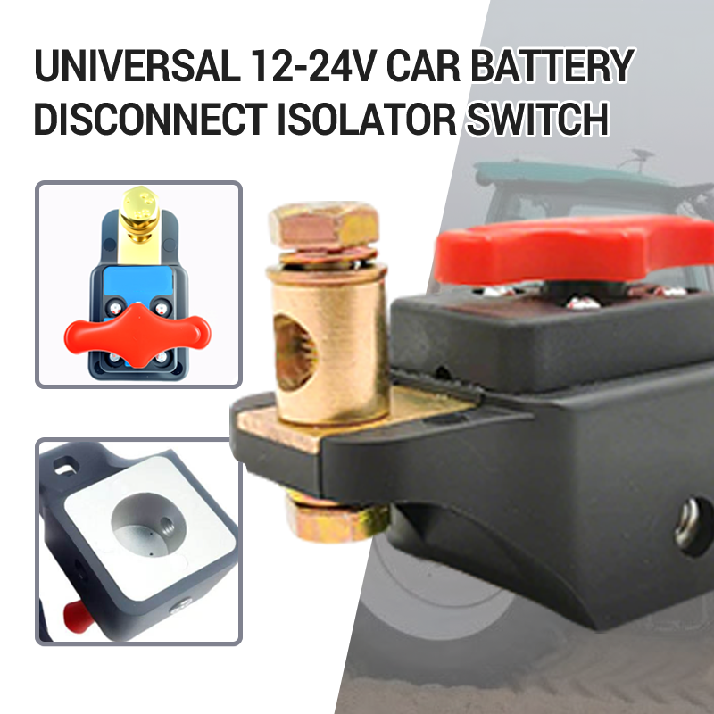 Universal 12-24V Car Battery Disconnect Isolator Switch – ifuzor